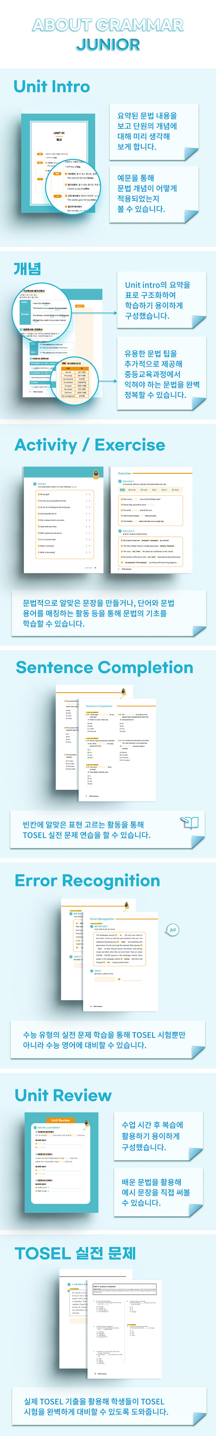 TOSEL Grammar Series Junior 1 - 밀크북
