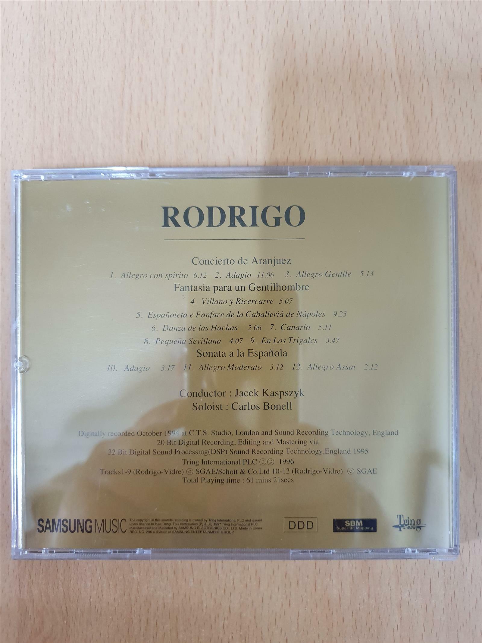 [중고] [CD] Rodrigo - Concierto De Aranjuez, Carlos Bonell, Royal ...