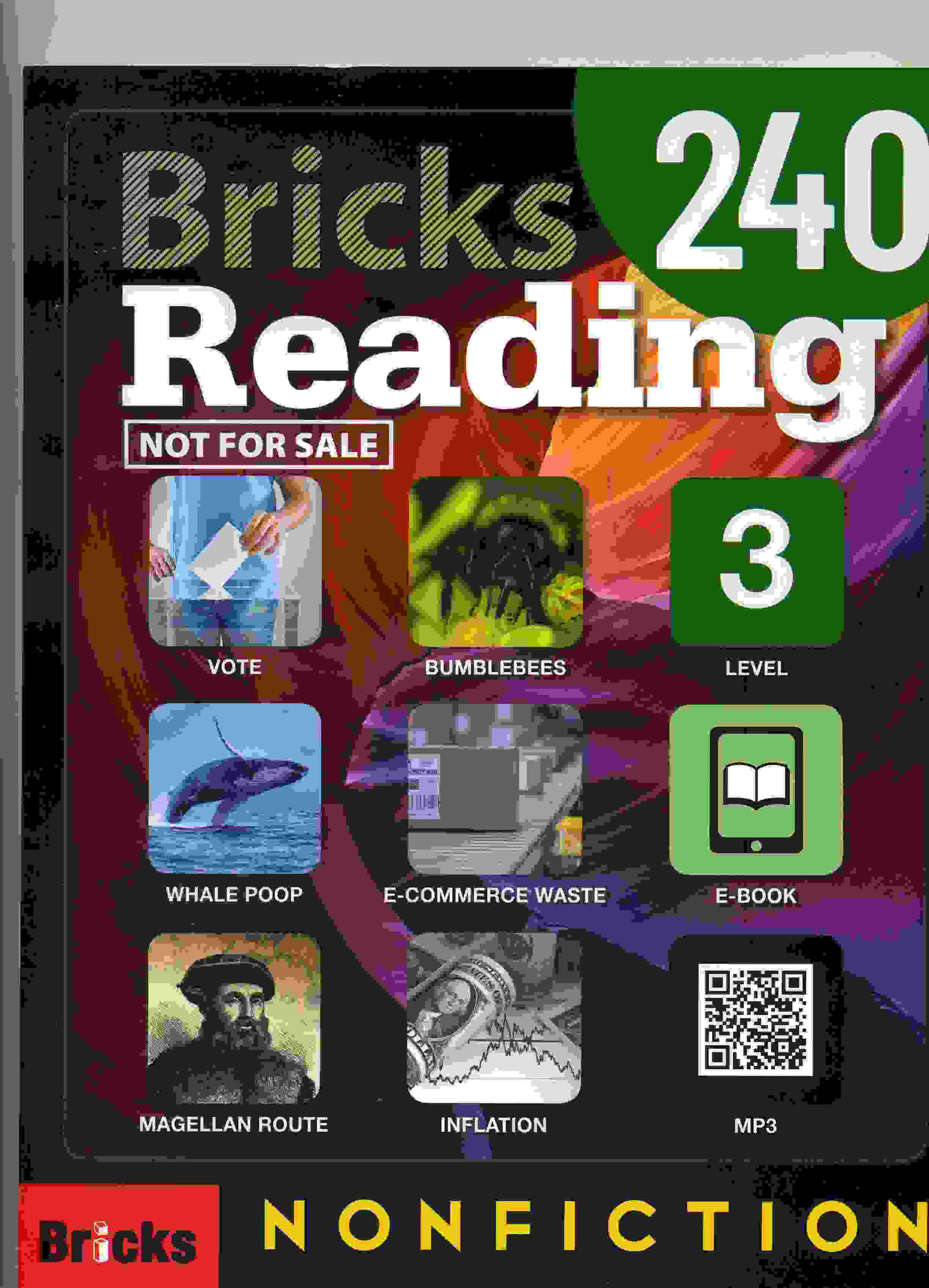[중고] Bricks Reading 240 Nonfiction Level 1-3(전3권) (Student Book ...