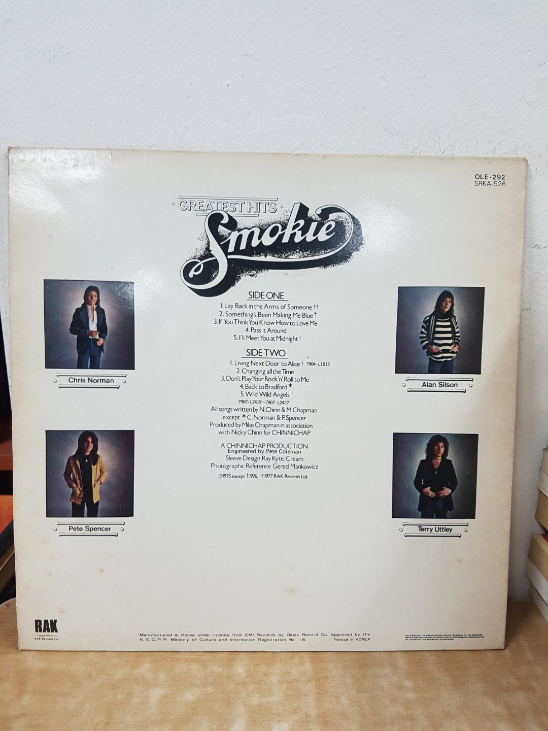 [중고] Greatest Hits Smokie[LP] | 스모키 | 알라딘