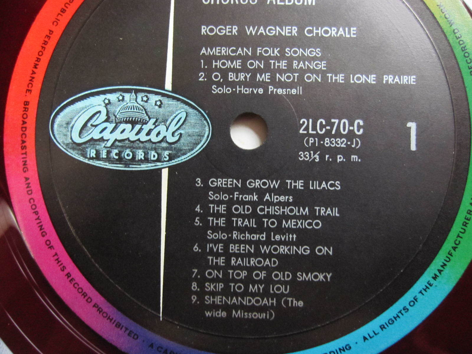 알라딘: [중고] LP(수입) 로저 와그너 합창단 Roger Wagner Chorale: Roger Wagner Home ...