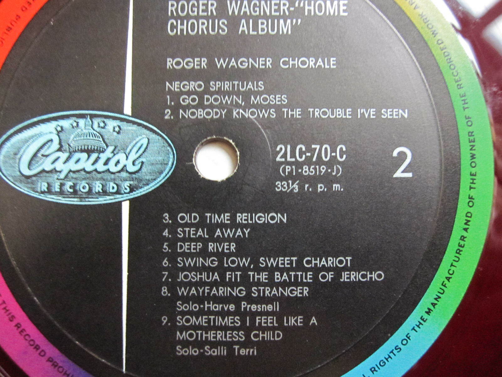 알라딘: [중고] LP(수입) 로저 와그너 합창단 Roger Wagner Chorale: Roger Wagner Home ...
