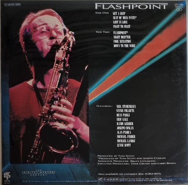 [중고] ﻿[미개봉LP] Tom Scott - Flashpoint : 알라딘