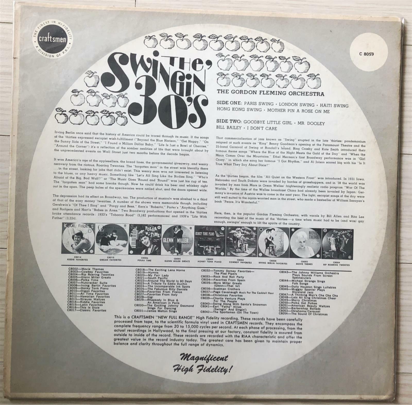 알라딘: [중고] [LP] 수입원반 THE GORDON FLEMING ORCHESTRA