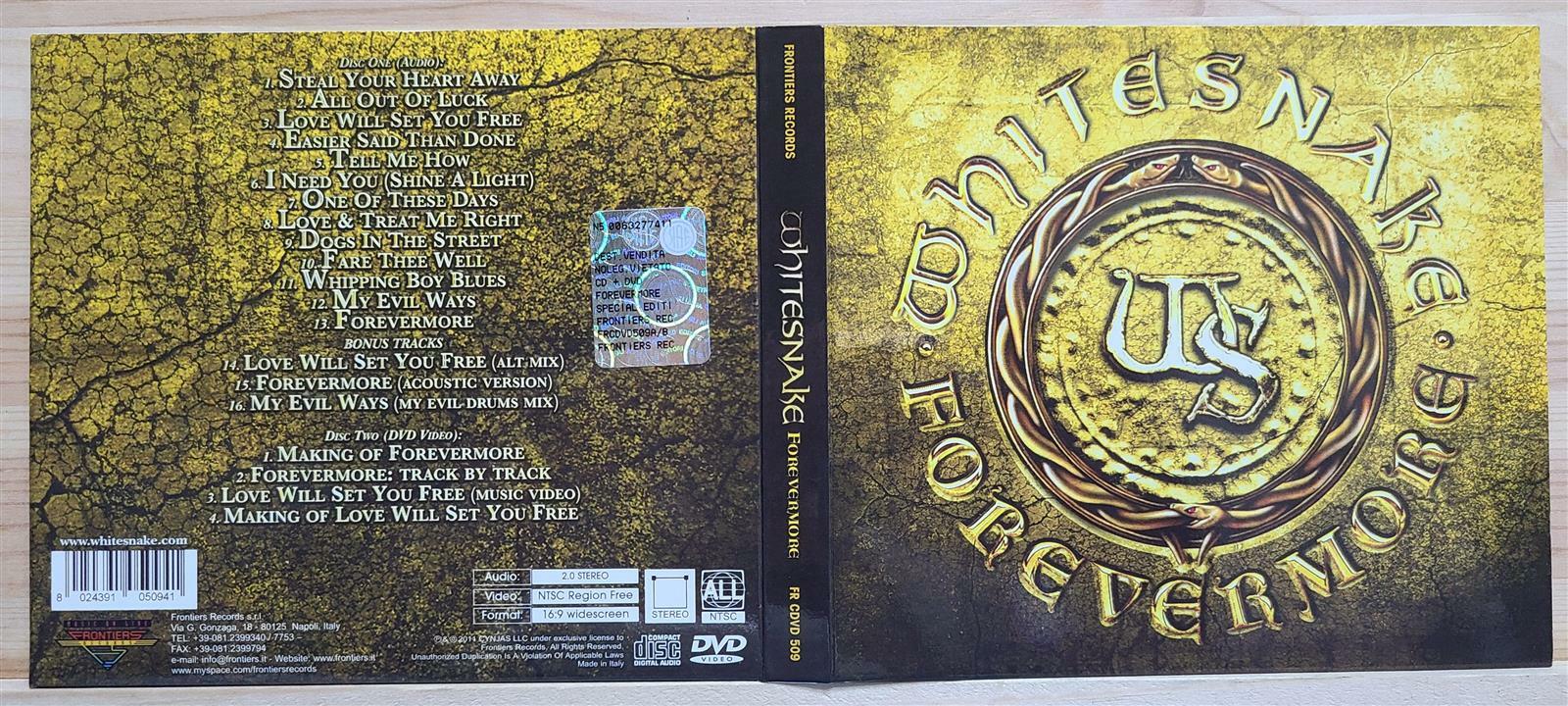 [중고] [수입] Whitesnake – Forevermore (CD + DVD) | Whitesnake | 알라딘