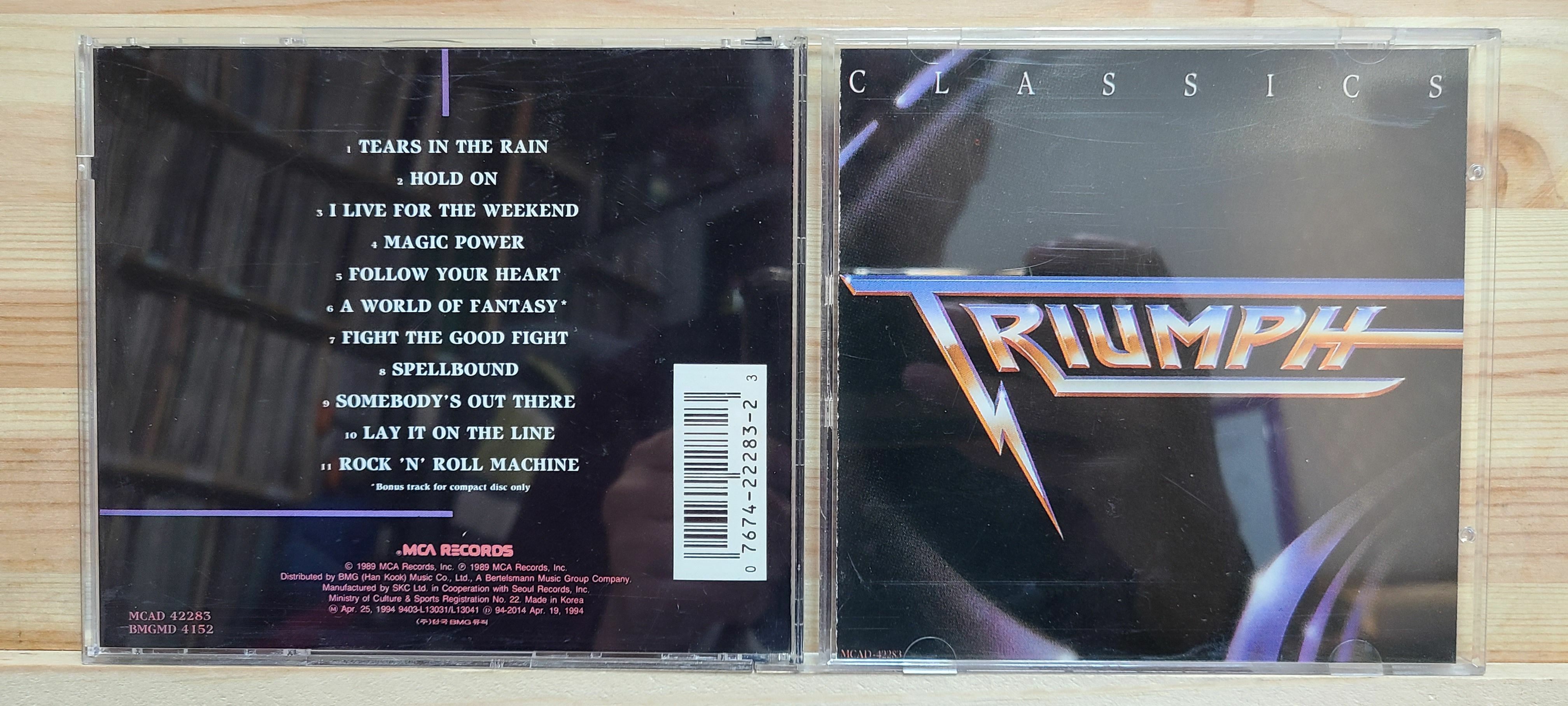 [중고] Triumph - Classics (CD) | Triumph | 알라딘