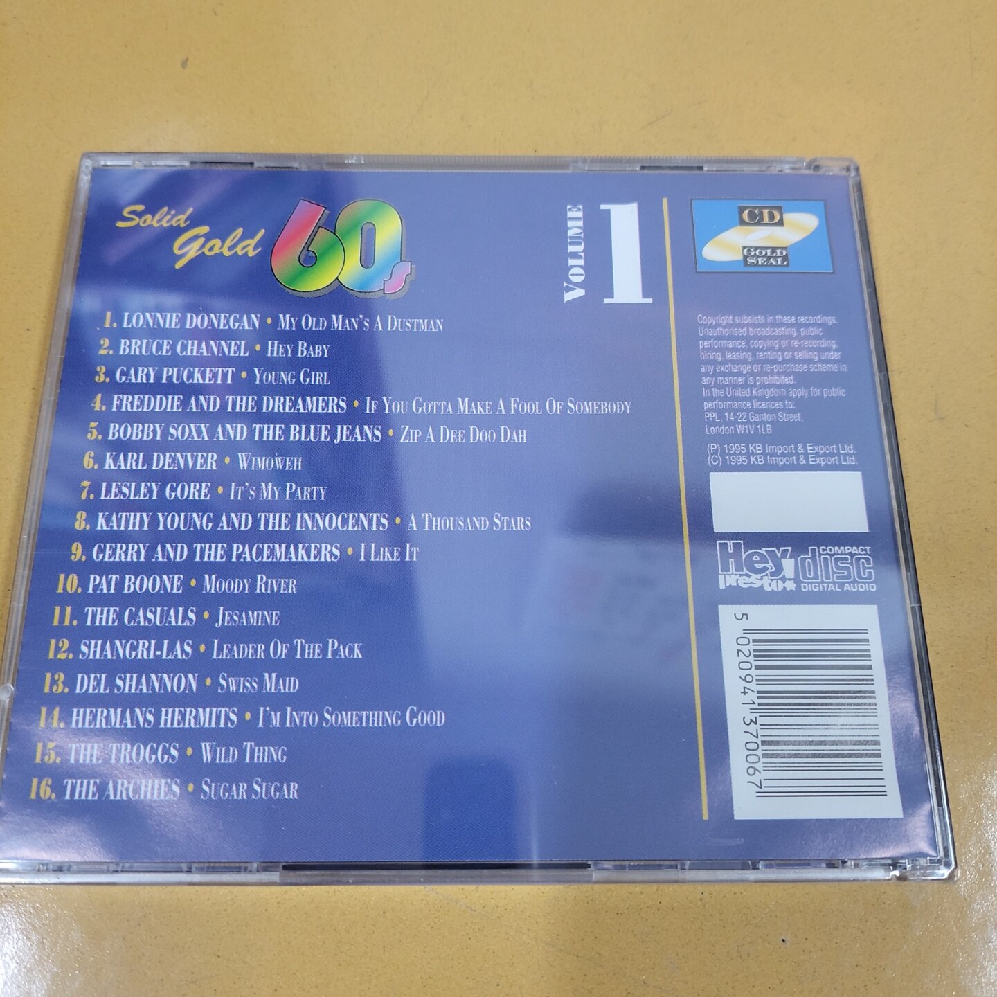 [중고] [수입] Solid Gold 60s 중 시디1,3,4번=총3장(48곡 수록) >>> 미개봉앨범 | 알라딘