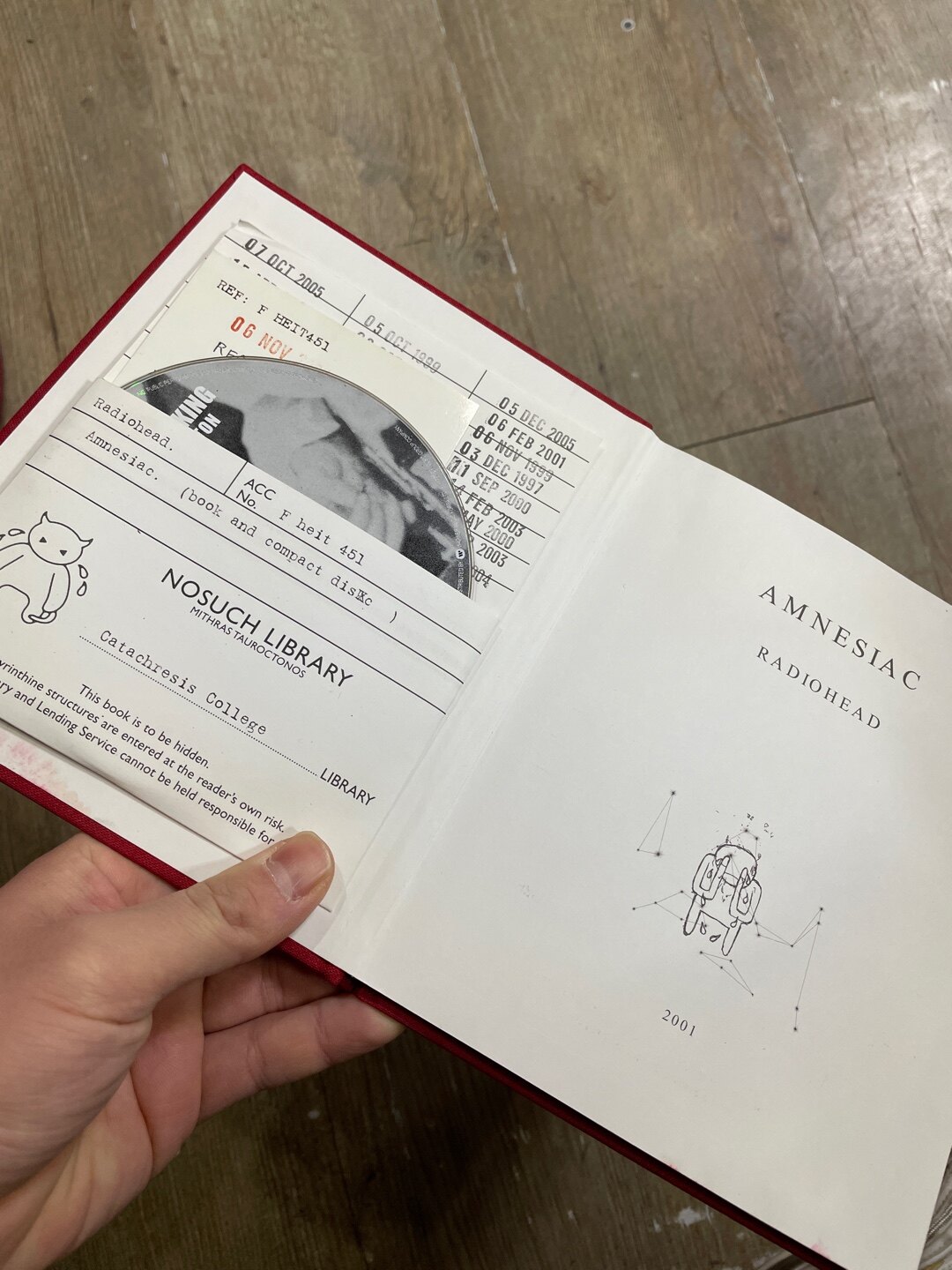 [중고] Radiohead (라디오헤드) / Amnesiac (Special Edition Book & CD) : 알라딘