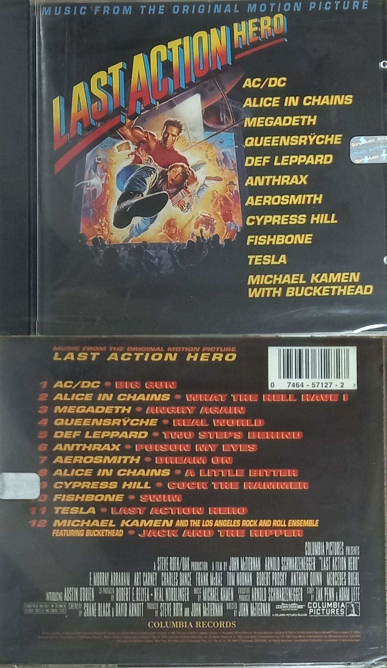 [중고] (미개봉 cd) LAST ACTION HERO OST - 미국수입 | 알라딘