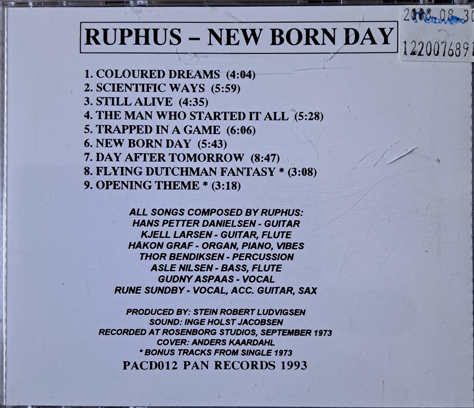[중고] Ruphus/New Born Day | 알라딘