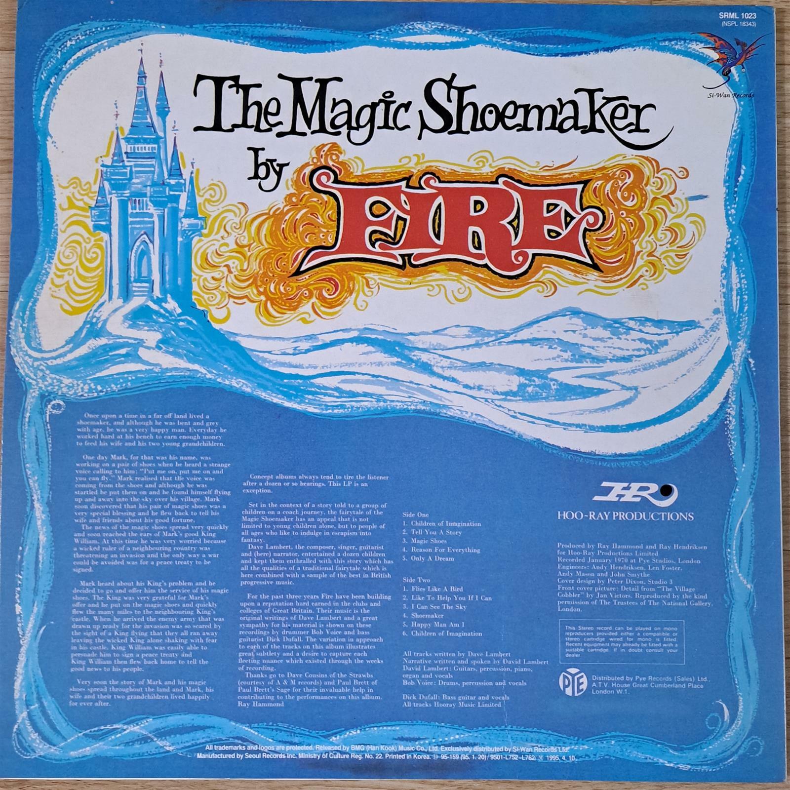 [중고] 파이어 (Fire)/The Magic Shoemaker (S1023)-[LP] : 알라딘