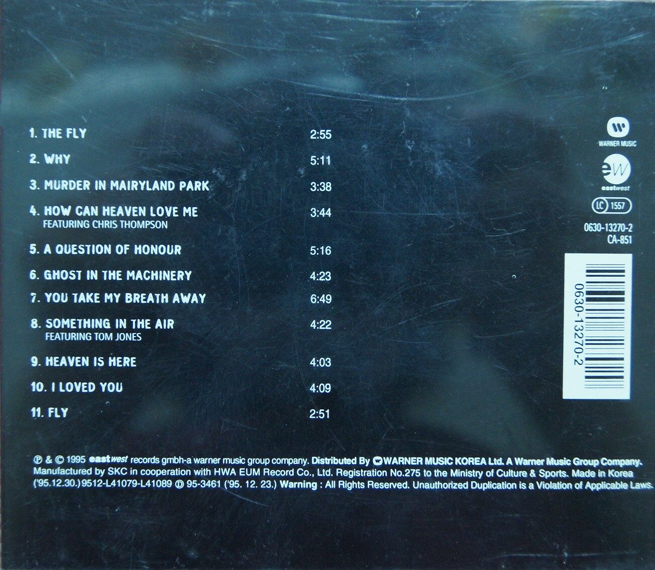 [중고] [CD] Sarah Brightman_Fly (1CD) | 알라딘