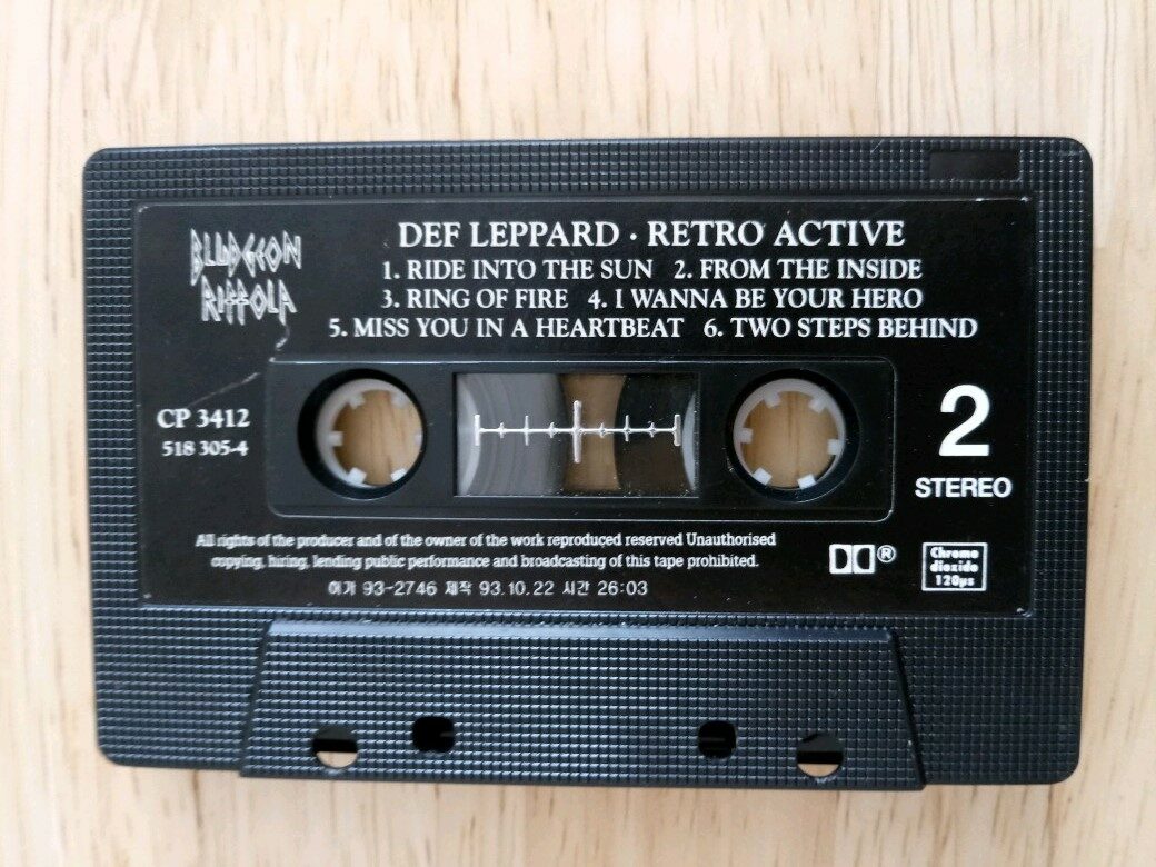 알라딘: [중고] [카세트테이프]DEF LEPPARD - RETRO ACTIVE