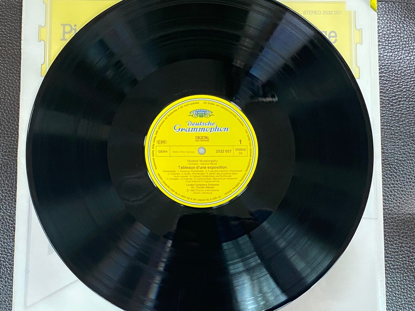 [중고] [LP] 클라우디오 아바도 - Claudio Abbado - Mussorgsky,Ravel Pictures At An ...