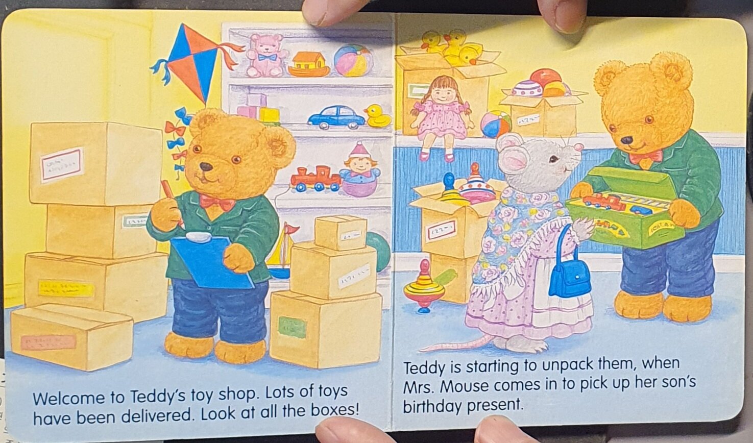 [중고] Toy Shop Teddy (board book) | 알라딘
