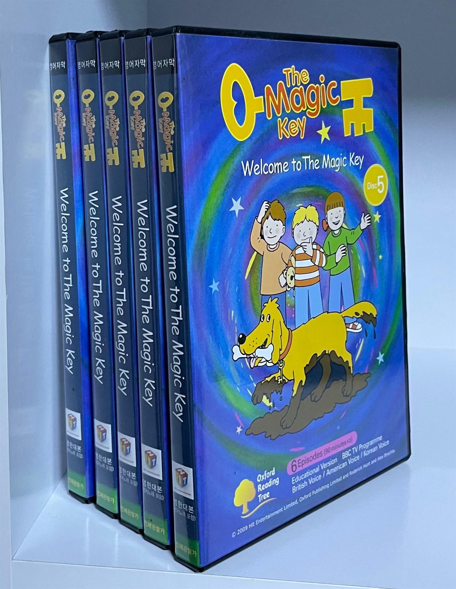 [중고] Oxford The Magic Key DVD 5종 세트 (DVD) | 알라딘