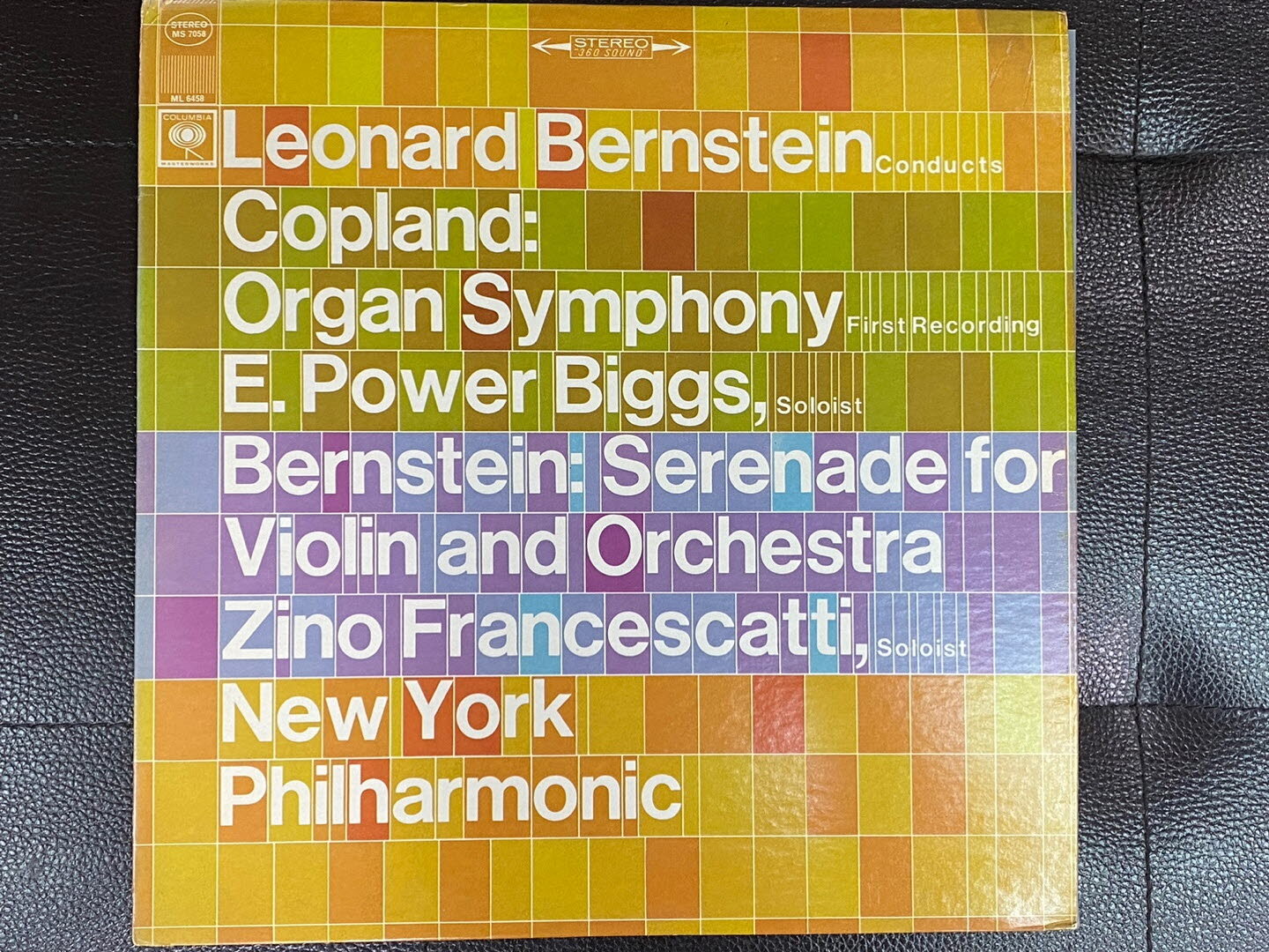 [중고] [LP] 레너드 번스타인 - Leonard Bernstein - Copland Organ Symphony LP [U.S ...