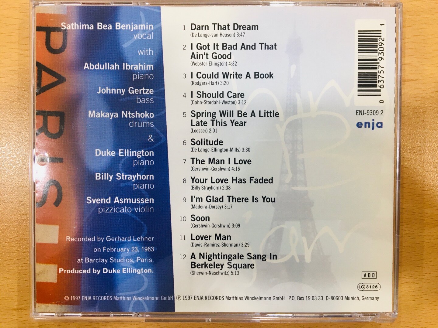 [중고] [수입] Sathima Bea Benjamin, Abdullah Ibrahim, Duke Ellington, Billy ...