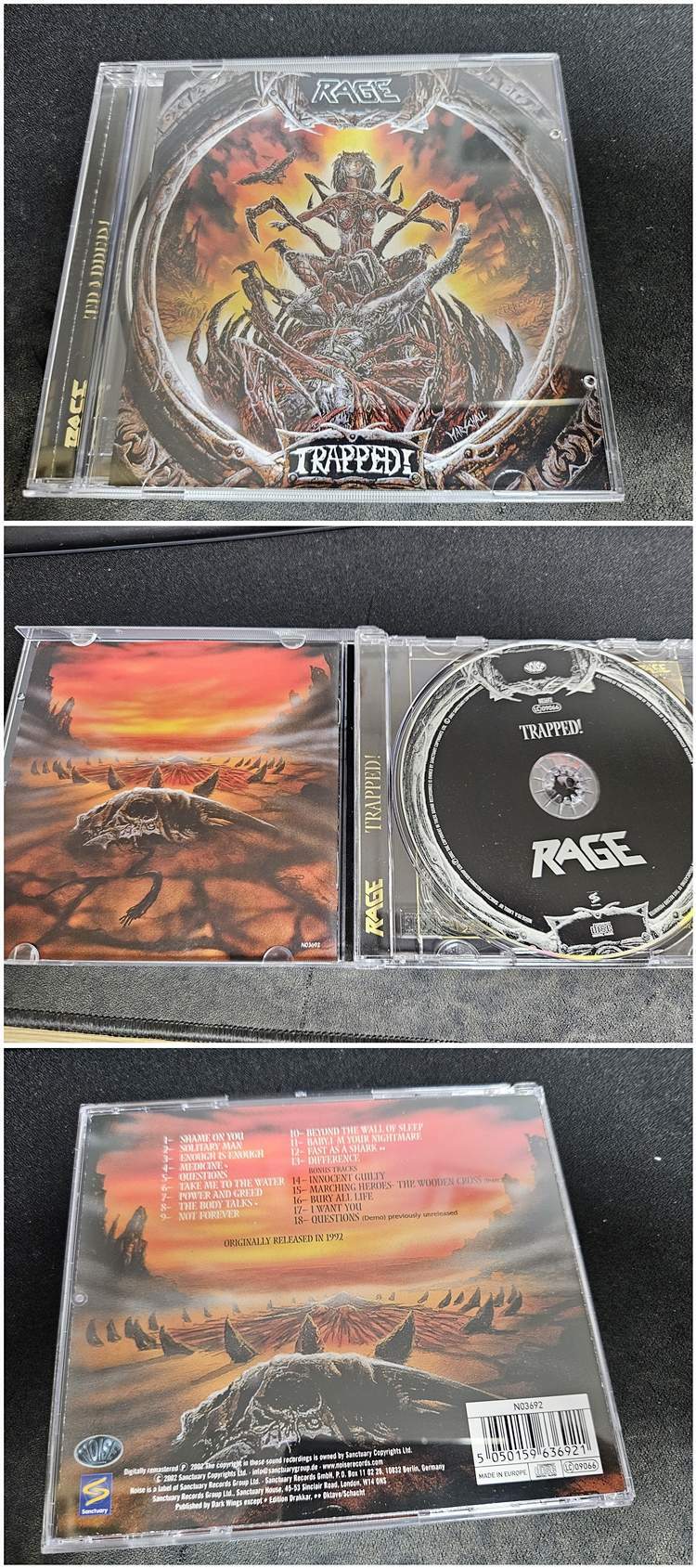 [중고] Rage - Trapped (2002 Remastered) 수입반 : 알라딘