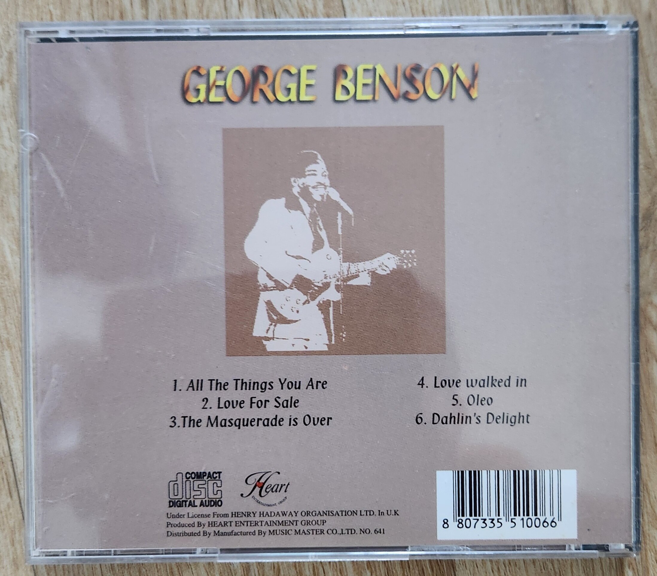 [중고] GEORGE BENSON -The Great Artist George Benson | GEORGE BENSON | 알라딘